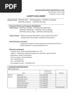 Rockwool Insulation Safety Data Sheet | PDF | Waste | Chemistry