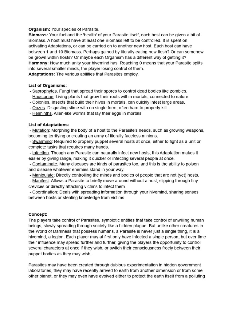 Parasite the Infestation | PDF | Parasitism