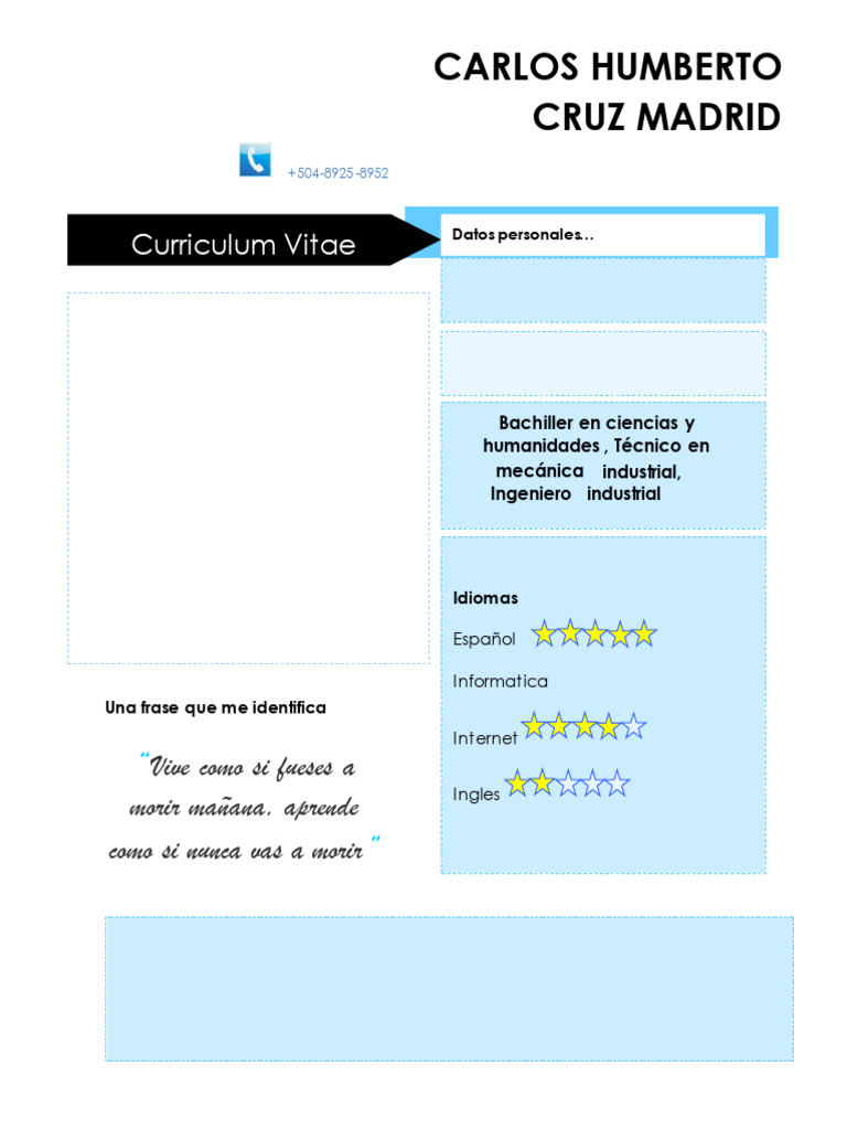 CV Carlos Cruzn | PDF