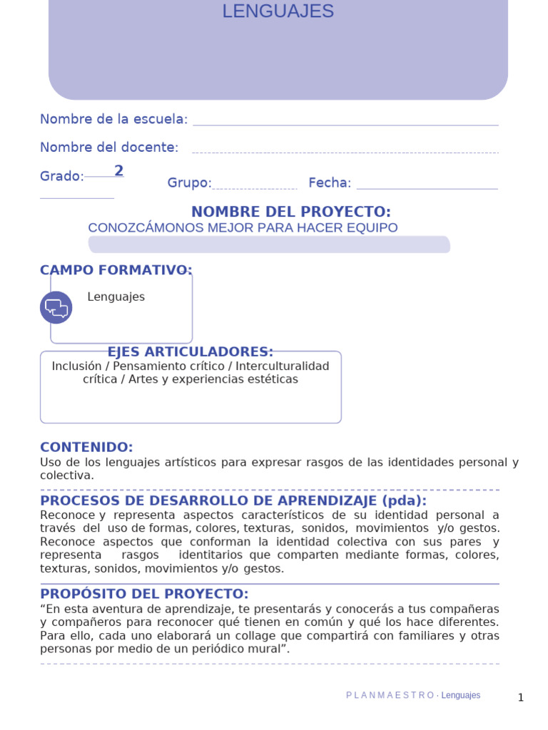 1 Conozcamonos Mejor | PDF | Aprendizaje