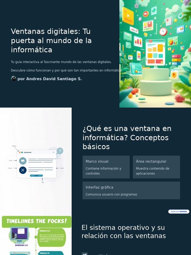 Ventanas Digitales Tu Puerta Al Mundo de La Informatica | PDF | Ventana ...
