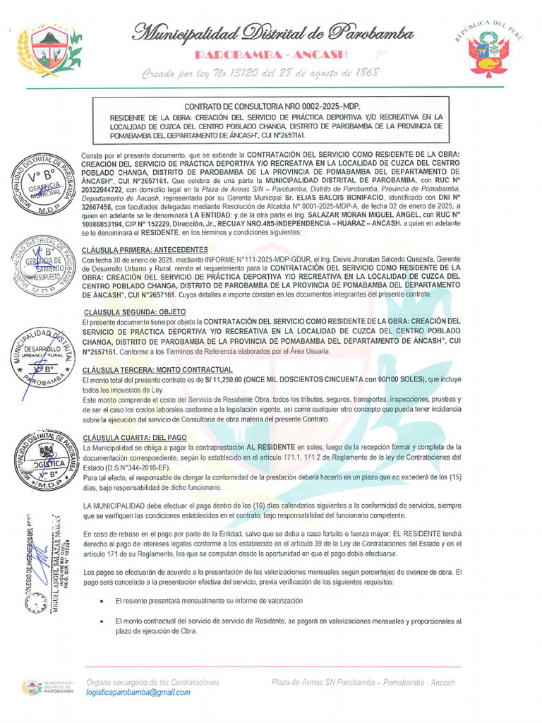 Conste Por El Presente Documento, Que Se Extiende La C | PDF