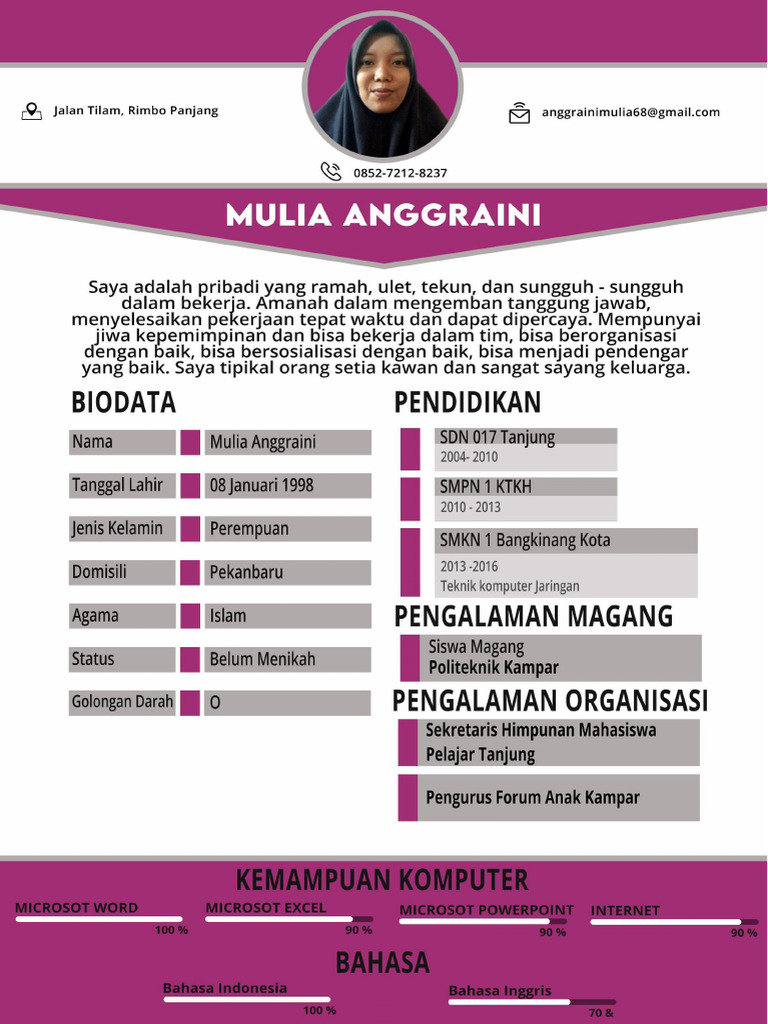 CV Mulia | PDF