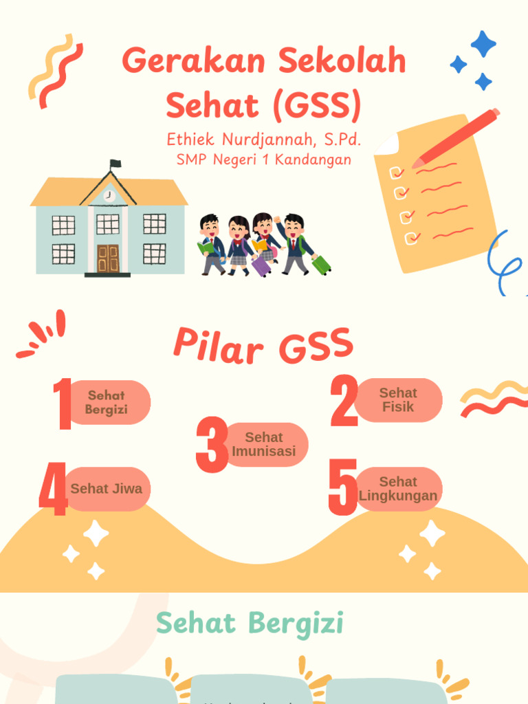 Gerakan Sekolah Sehat (GSS) | PDF