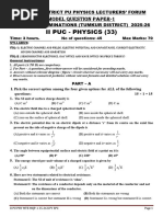 Model Question Papers 2025 - 2026 | PDF | Atomic Nucleus | Magnetic Field