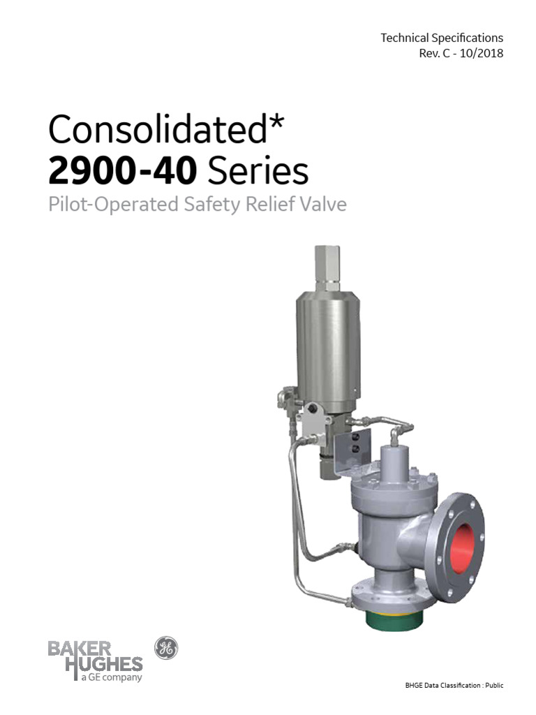 Consolidated 2900-40 Safety Relief Valve | PDF | Steel | Valve