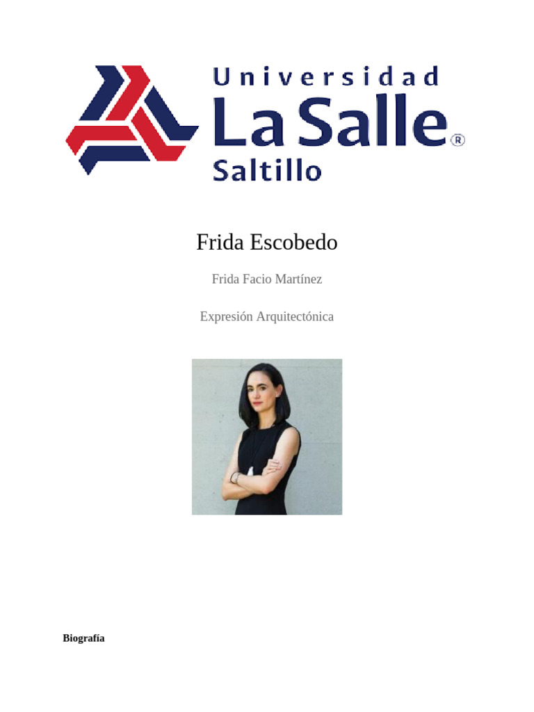 Frida Escobedo | PDF | Las artes
