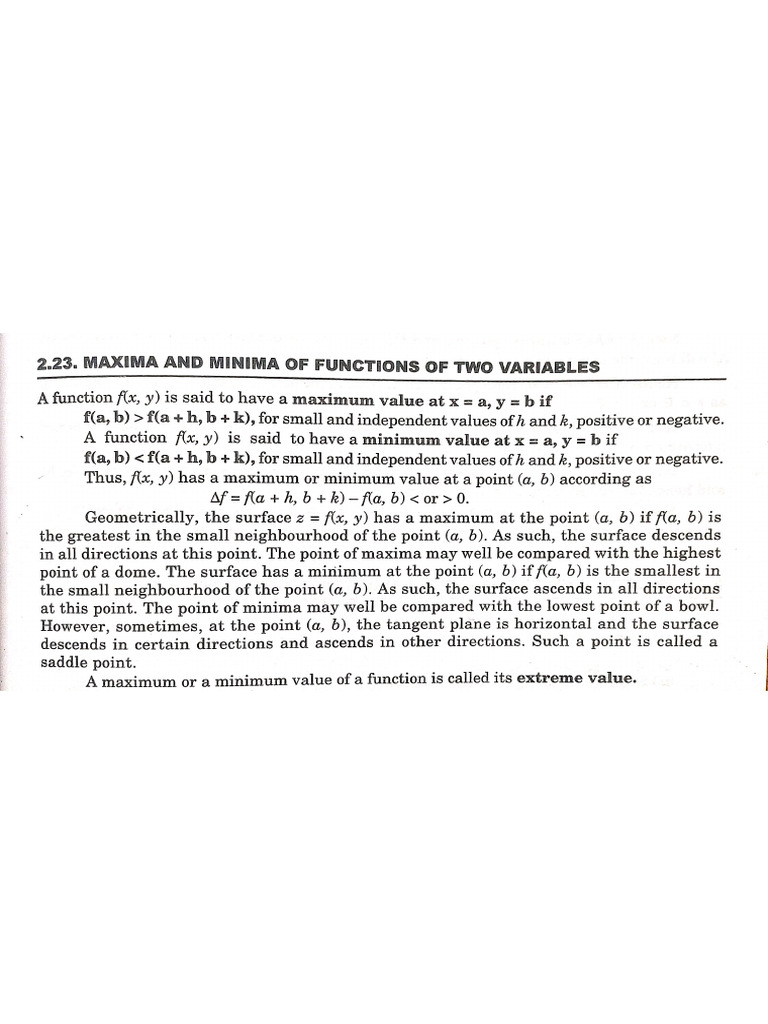 Maxima and Minima, Solved and Unsolved Problems | PDF