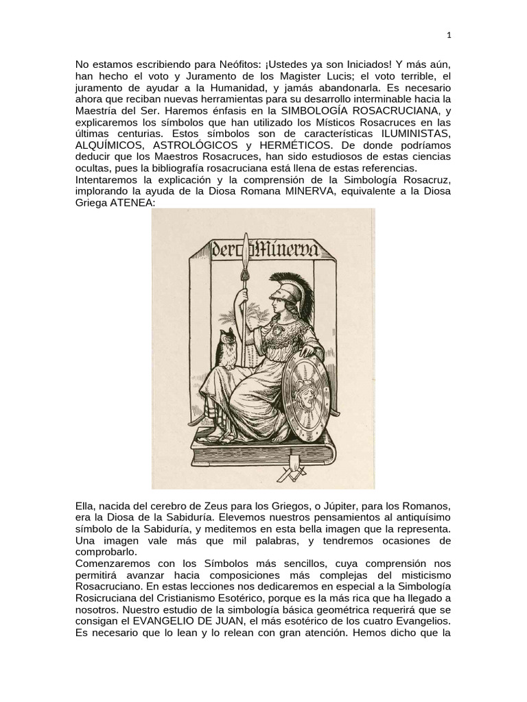 Lecc 3 R+c. Esc Misterios. | PDF | Rosacruces