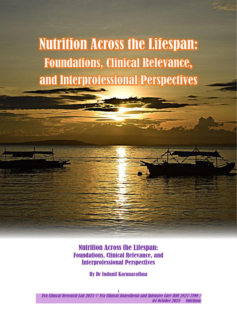 Nutrition Across the Lifespan Insights | PDF | Human Nutrition | Nutrients