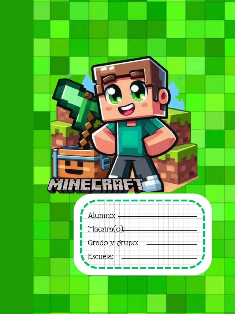 Portada_Escolar_Minecraft | PDF