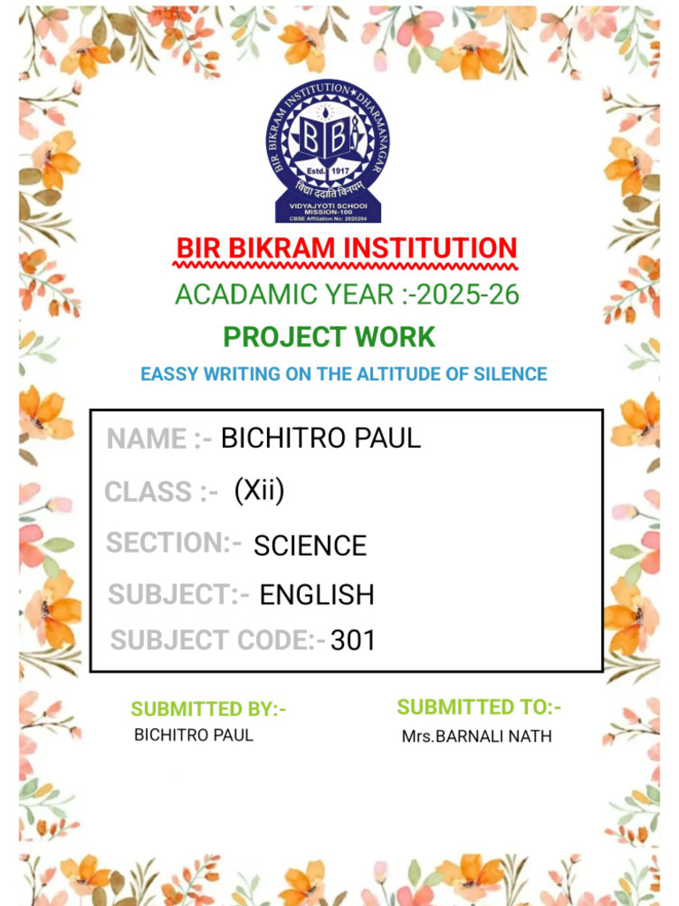ENGLISH Project | PDF