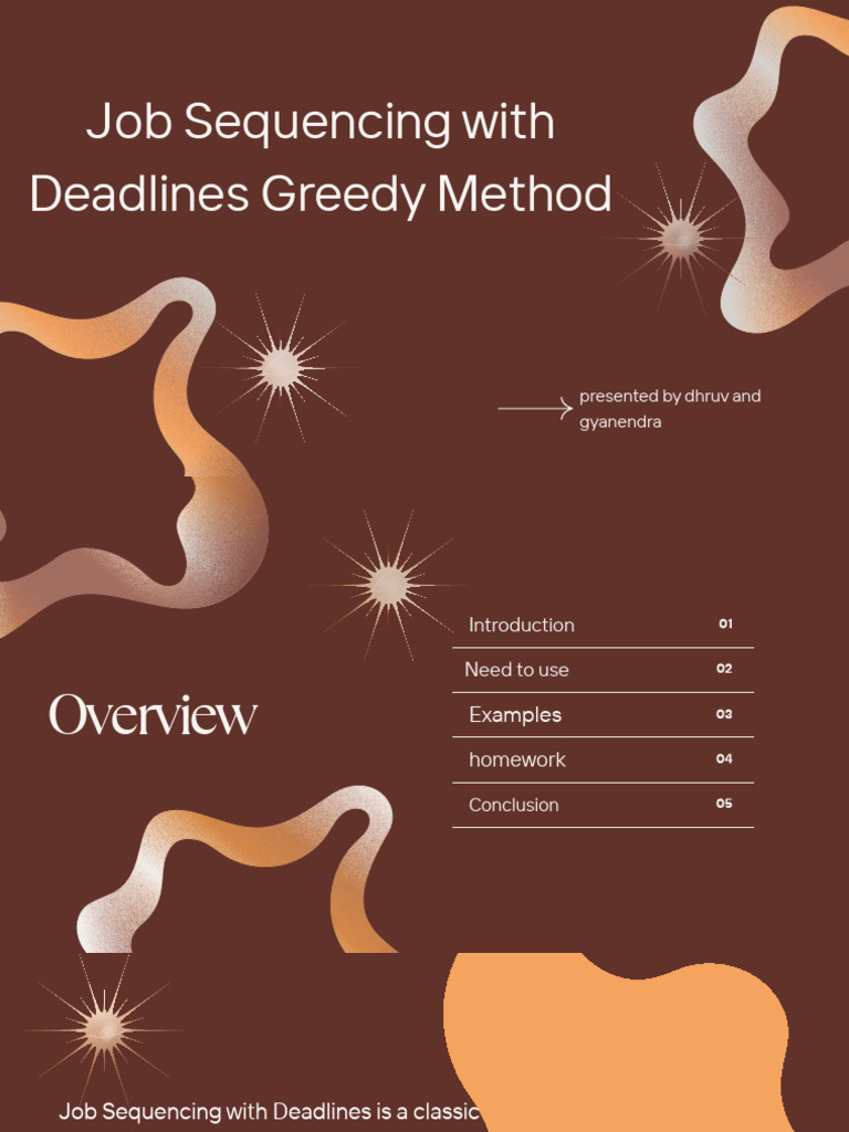 Job Sequencing with Deadlines Guide | PDF