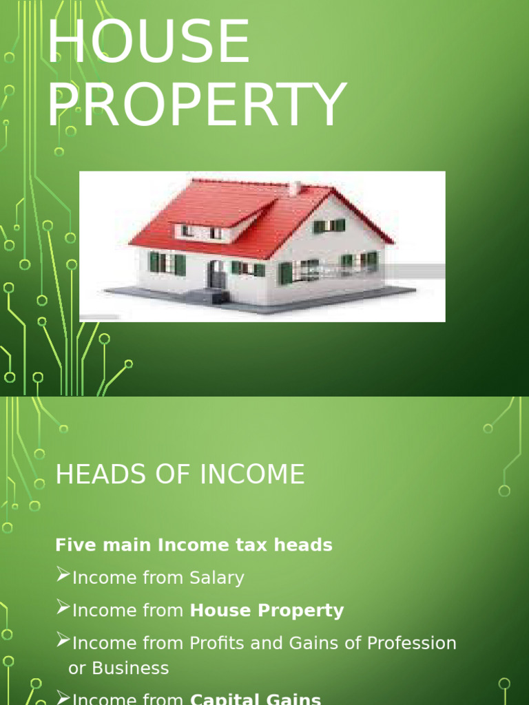 Income Tax on House Property Explained | PDF | Income | Tax Deduction