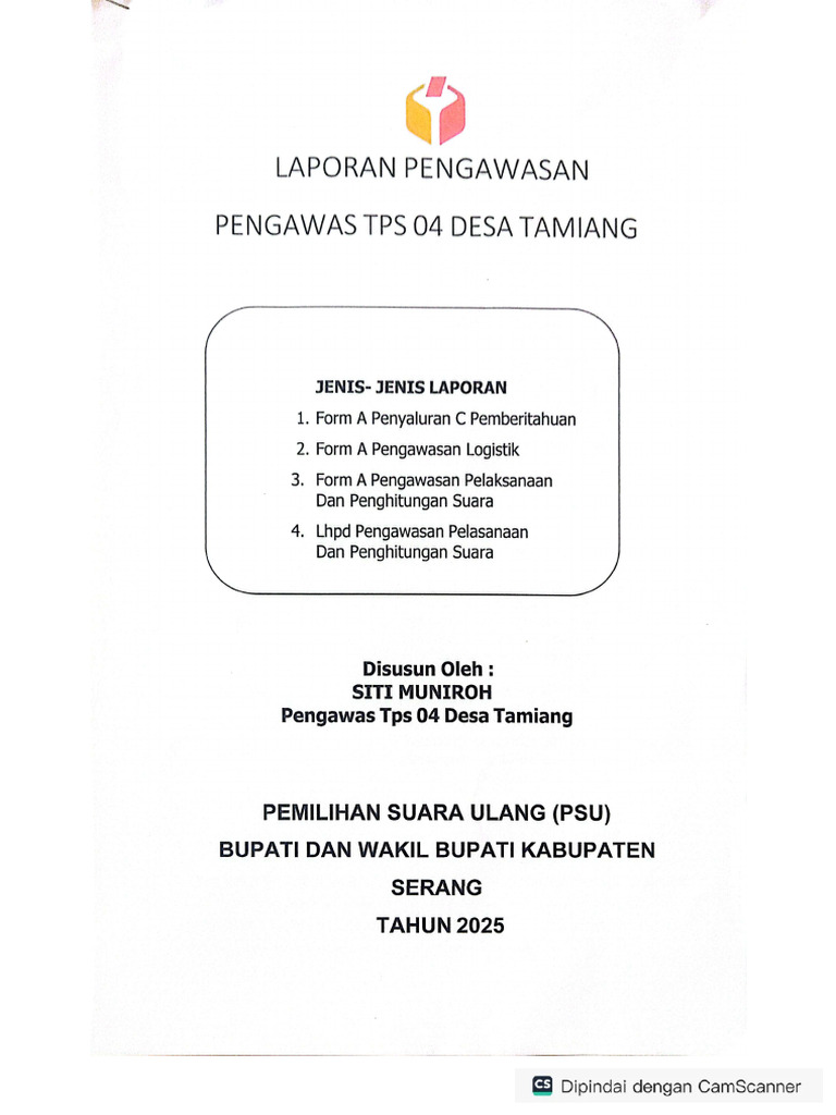 Form A Dan LHPD TPS 04 Tamiang | PDF