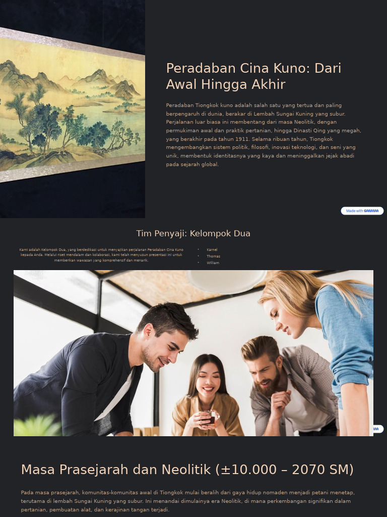 Kelompok 2 Peradaban China Kuno | PDF