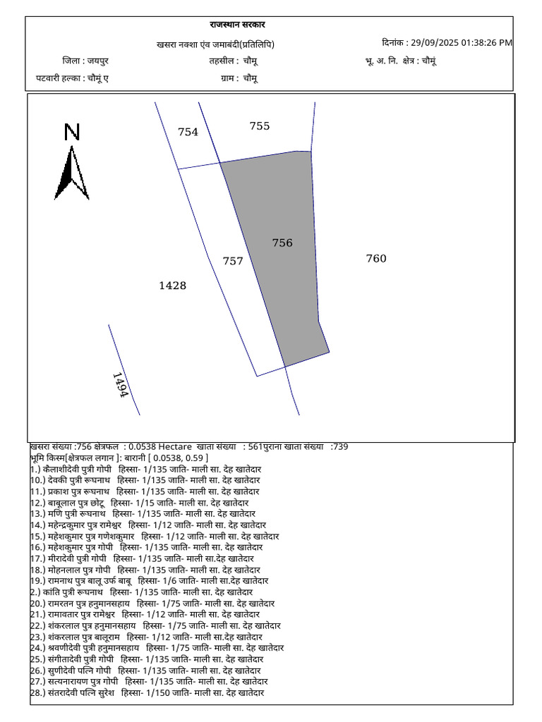 Khasra Nakal | PDF