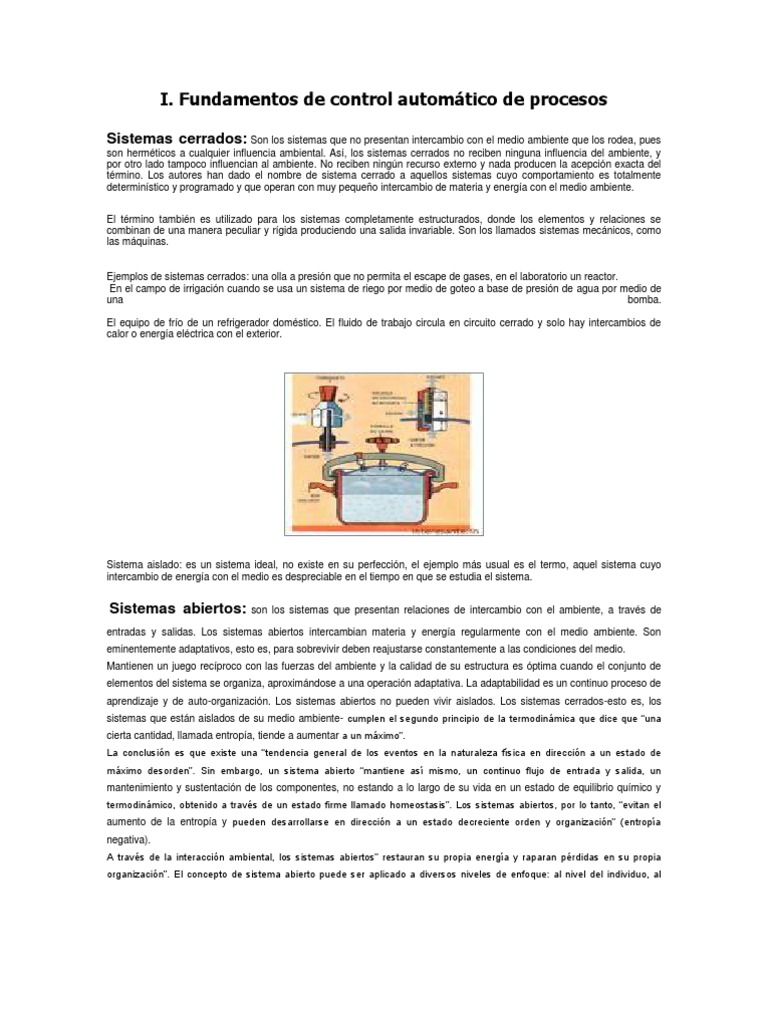 Control Automatico | PDF | Sistema | Entropía