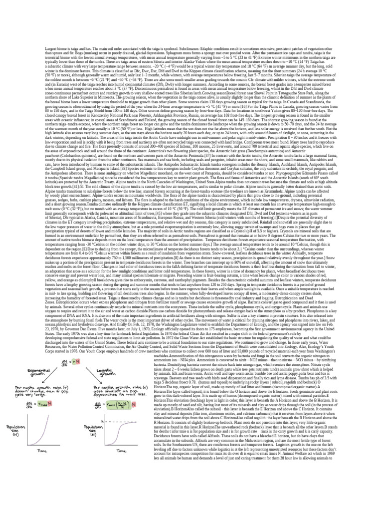 Ecology Scioly Science Olympiad Cheatsheet | PDF | Renewable Energy ...