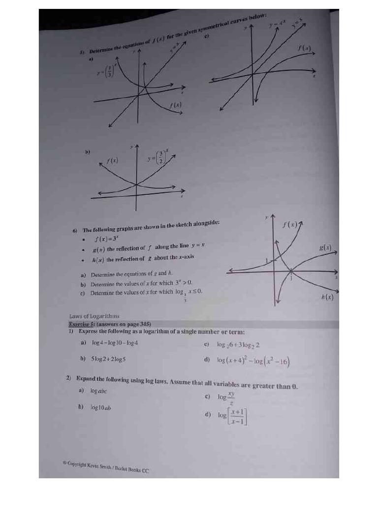 Grade 12 Function and Inverse Function Exercises | PDF
