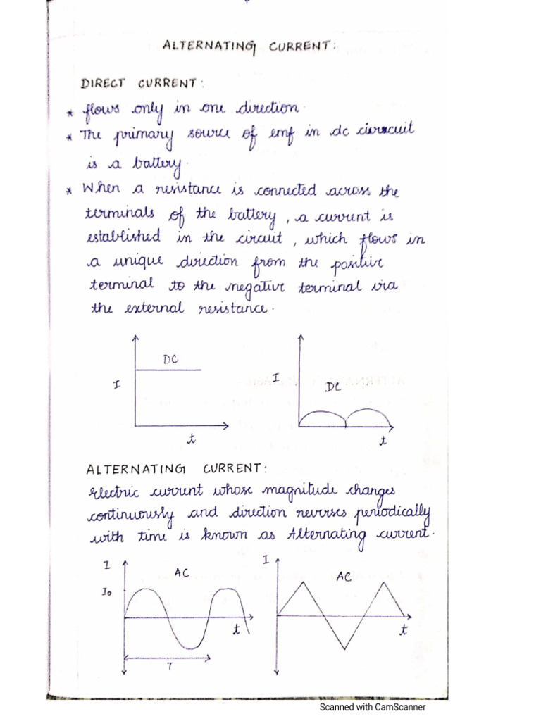Alternating Current | PDF