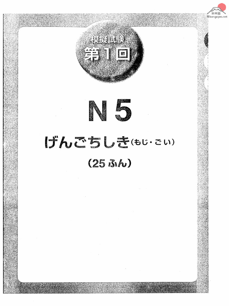 N5 Test Overview and Resources | PDF