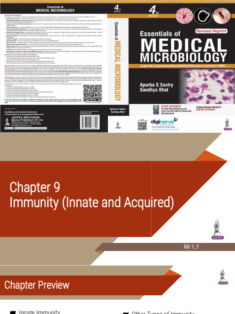 Chapter 09 - Immunity (Innate and Acquired) | PDF | Immune System ...