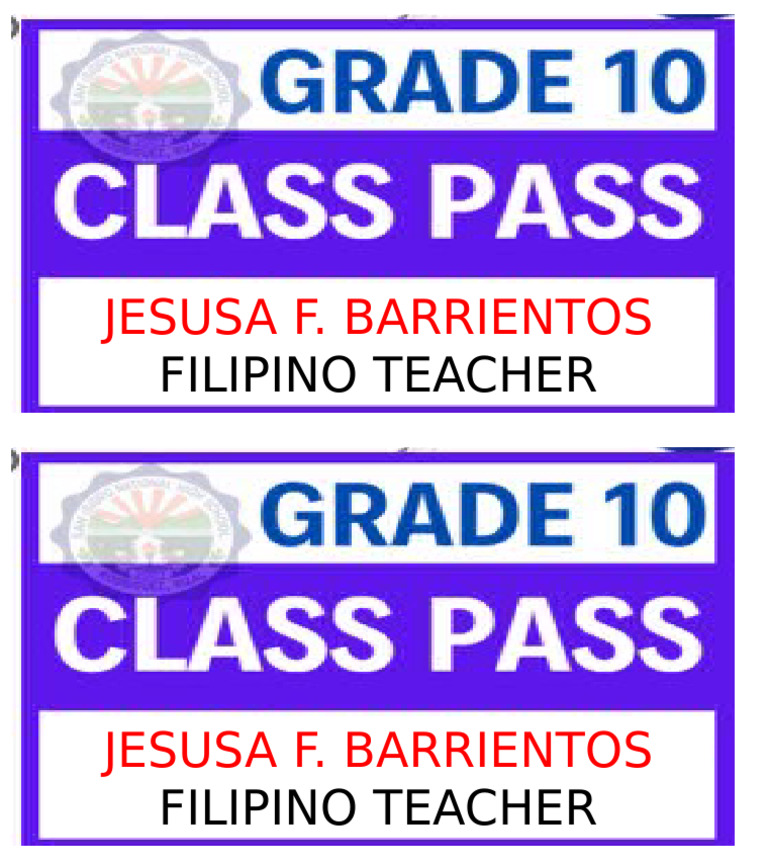 Class Pass | PDF