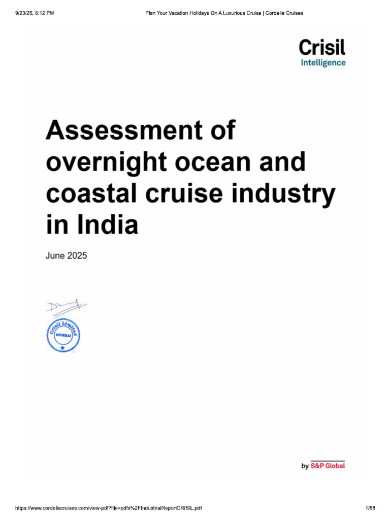 CRISIL Report PinPoint Waterways | PDF