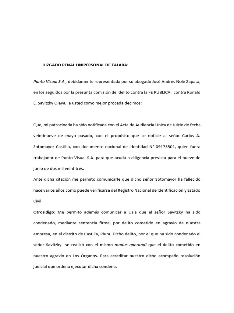 Punto Visual Hace Presente | PDF