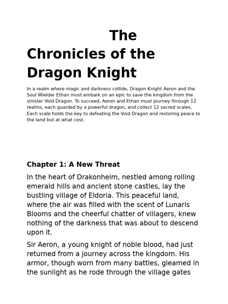 Quest of the Dragon Knight | PDF | Courage | Dragon