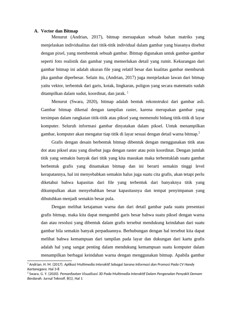 Vector dan Bitmap | PDF