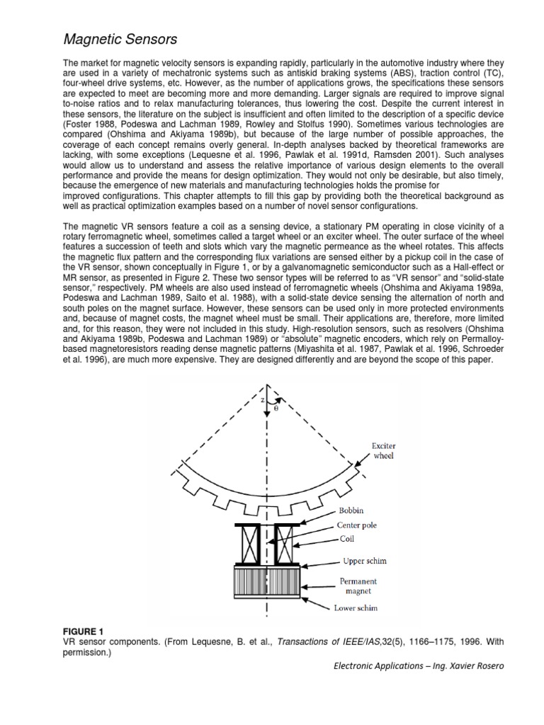 Paper Sensor VR | PDF | Inductor | Magnet