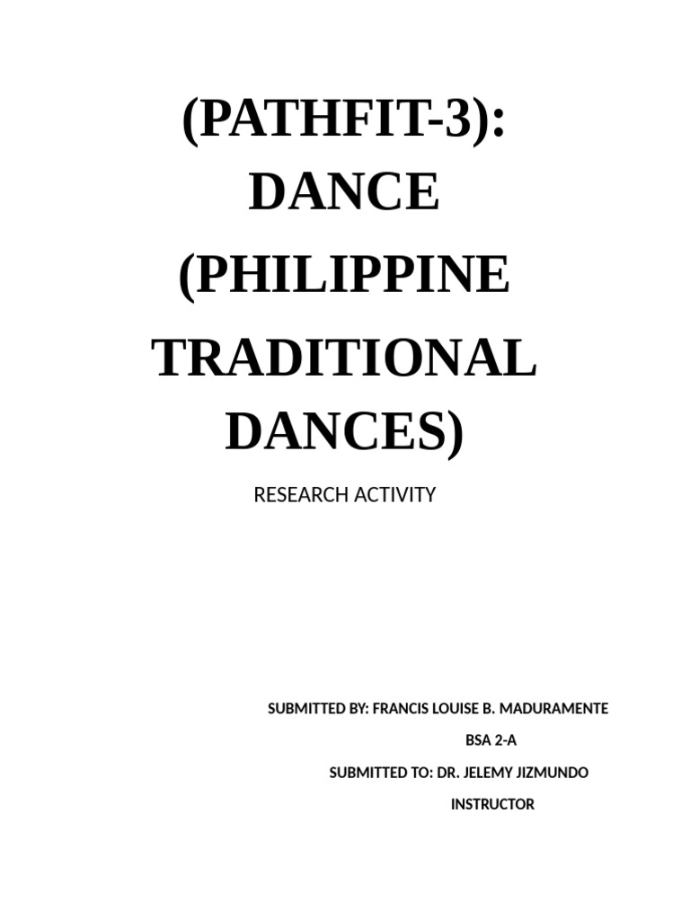 Pathfit 3 Research | PDF