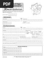 ASQ-3 12 Month Questionnaire | PDF