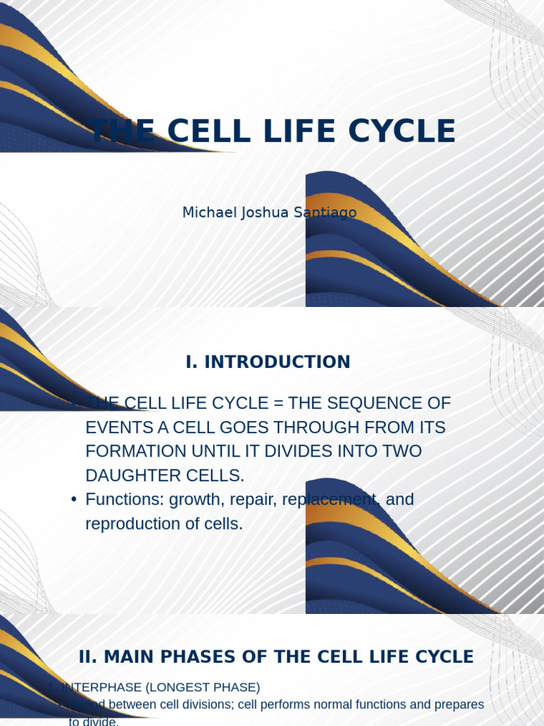 The Cell Life Cycle | PDF