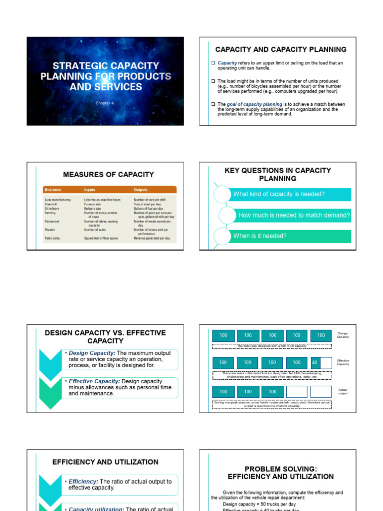 4 Strategic Capacity Planning For GROUP 2 | PDF | Economies | Business ...