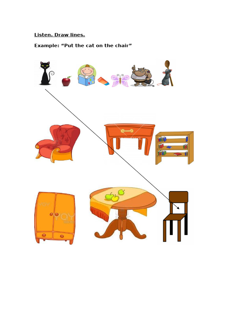 Listening Prepositions Fun Activities Games 49261 | PDF