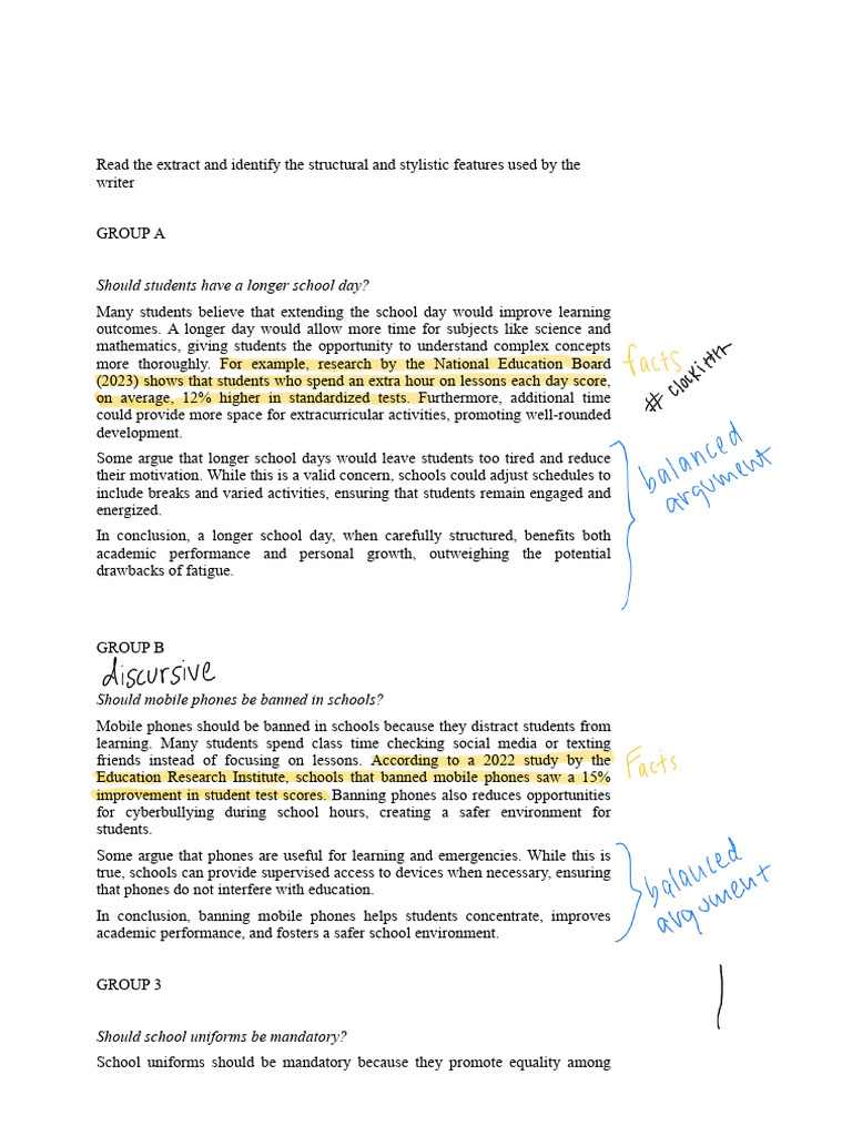 Argumentative - Worksheet. LN 2docx | PDF | Junk Food
