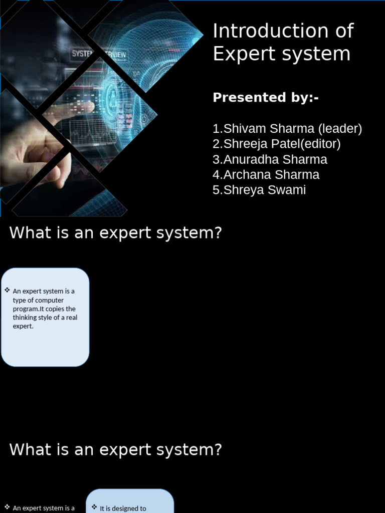 Intoduction To Expert System | PDF | Medical Diagnosis | Artificial ...