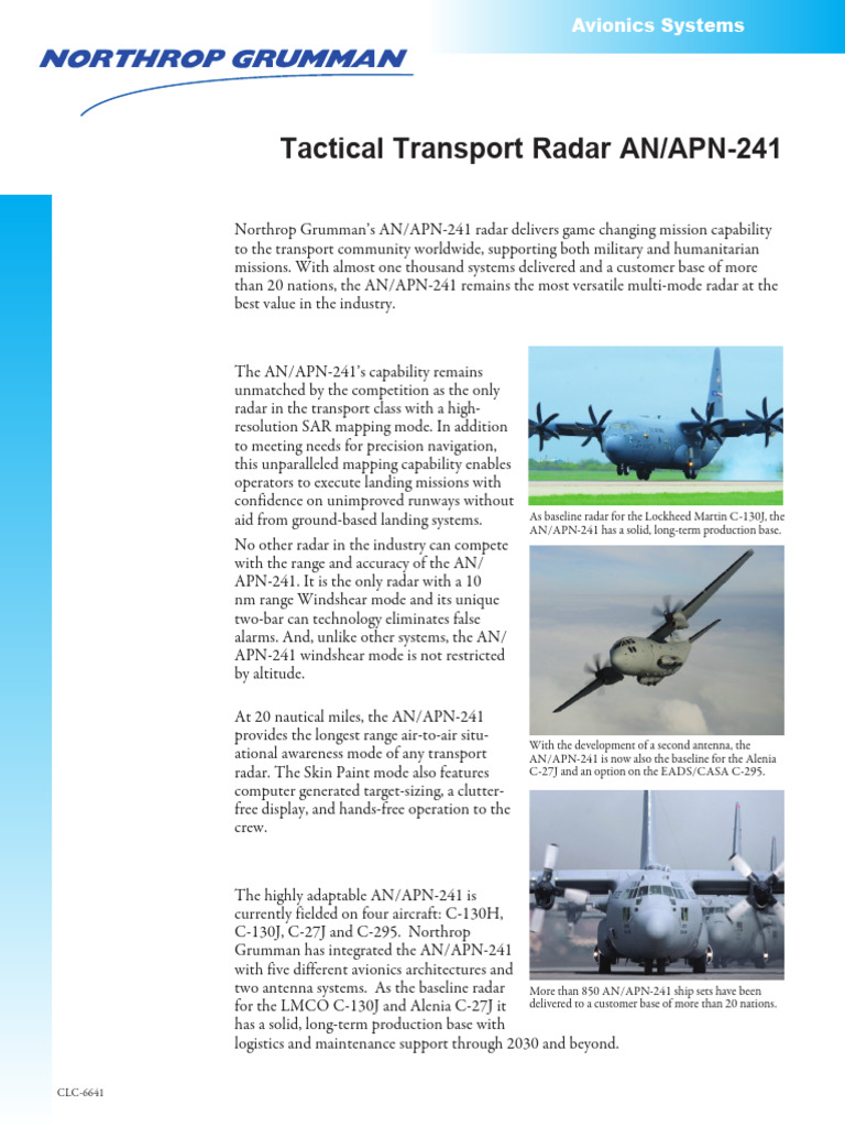 Apn 241 | PDF | Radar | Avionics