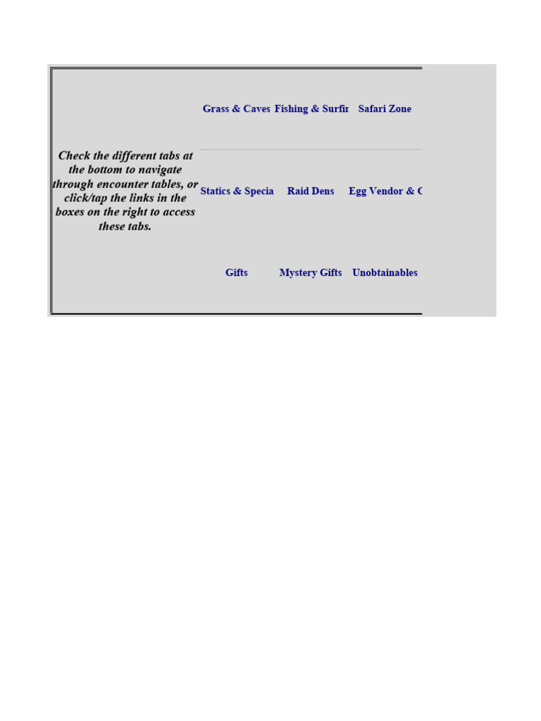 751772290 Pokemon Locations Raid Dens v4 1 Radical Red | PDF | Pokémon