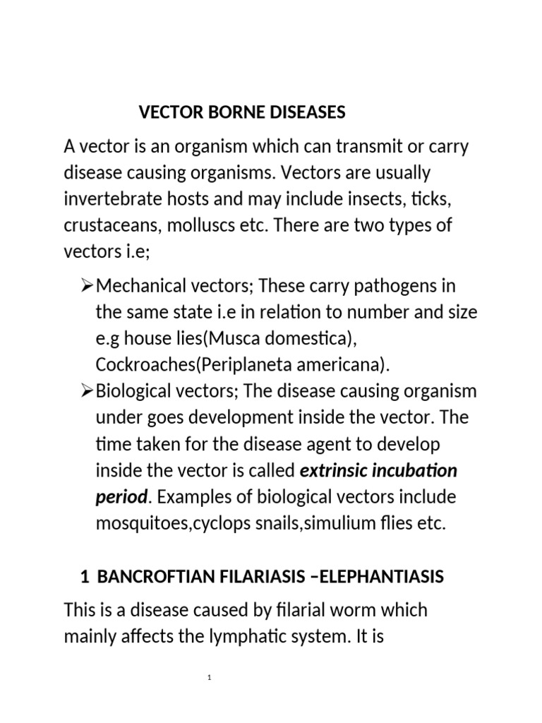 Vector-Borne Diseases Overview | PDF | Malaria | Plasmodium