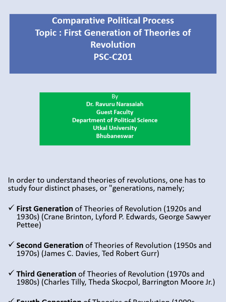 Theories of Revolution | PDF | Revolutions | Political Science
