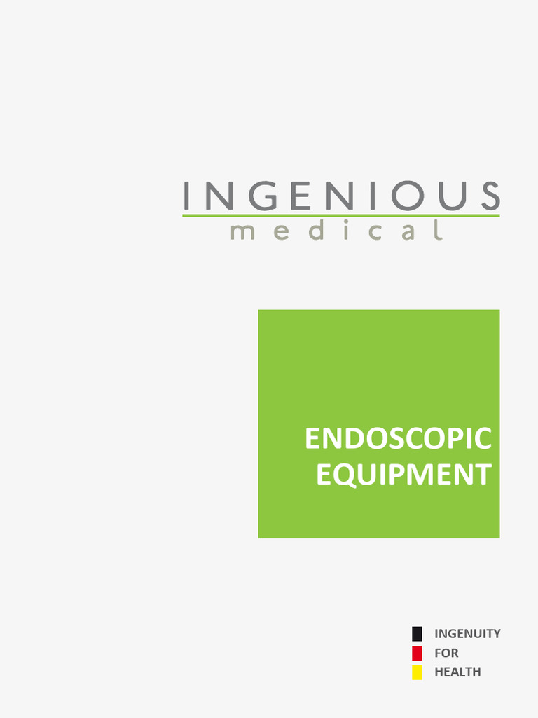 Endoscopic Equipment - Ingenious Medical | PDF | Computer Monitor | Video