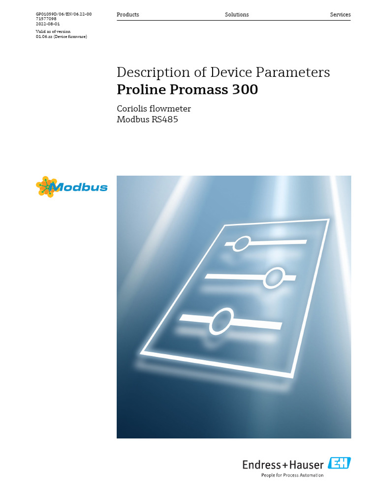 Promass 300 | PDF
