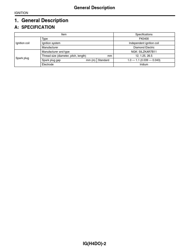 1 General Description | PDF | Mechanical Engineering | Manufactured Goods