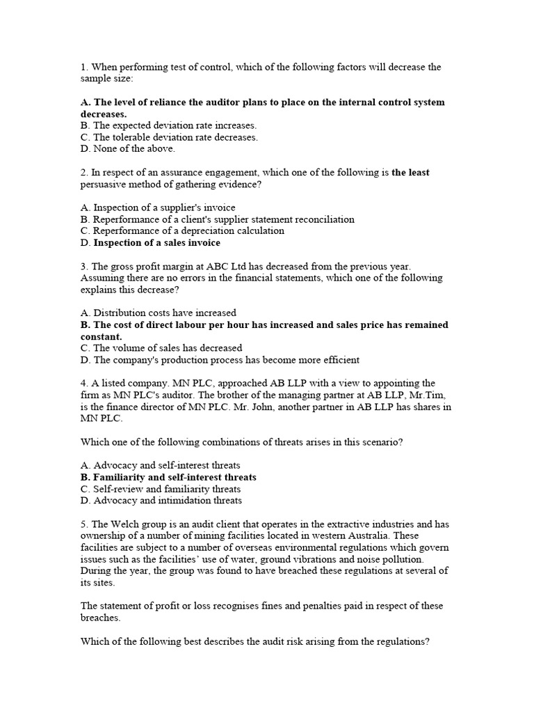 Assurance - The PAC 2024 | PDF | Auditor's Report | Accounting