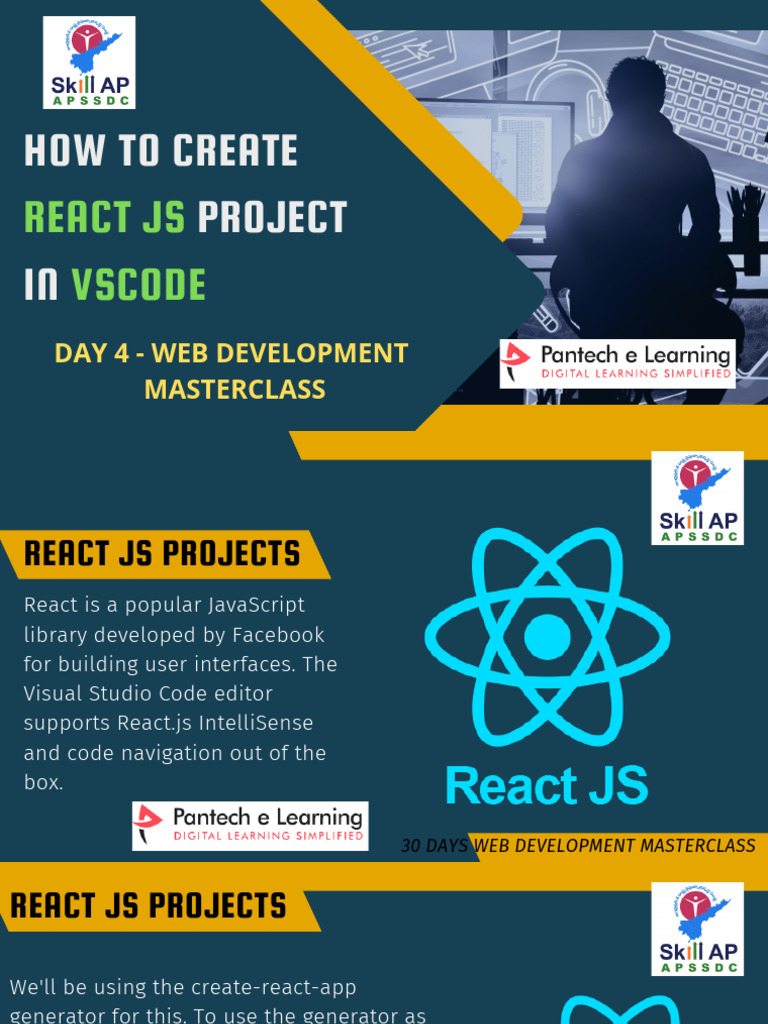 Create React Project in VS Code | PDF | Computer Programming | Software