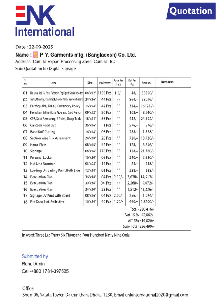 Enk Price | PDF